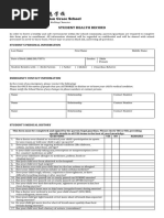 Student Health Card | PDF