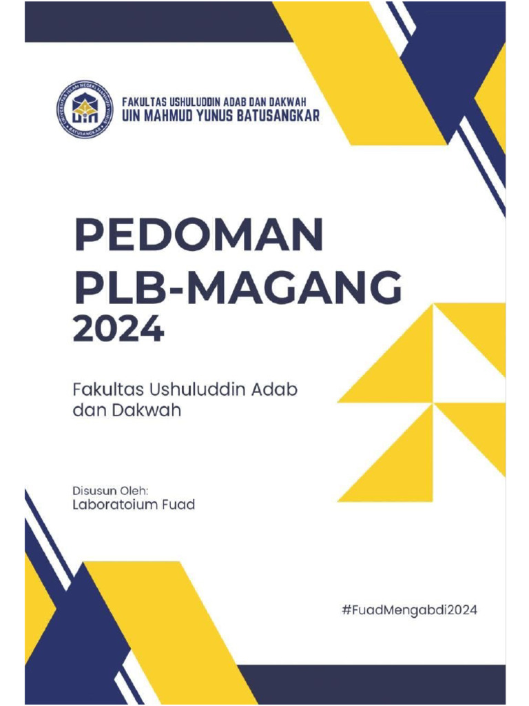 Pedoman Magang FUAD 2024 | PDF