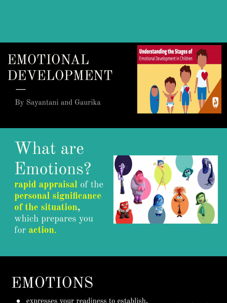 Understanding Emotional Development in Children | PDF | Attachment ...