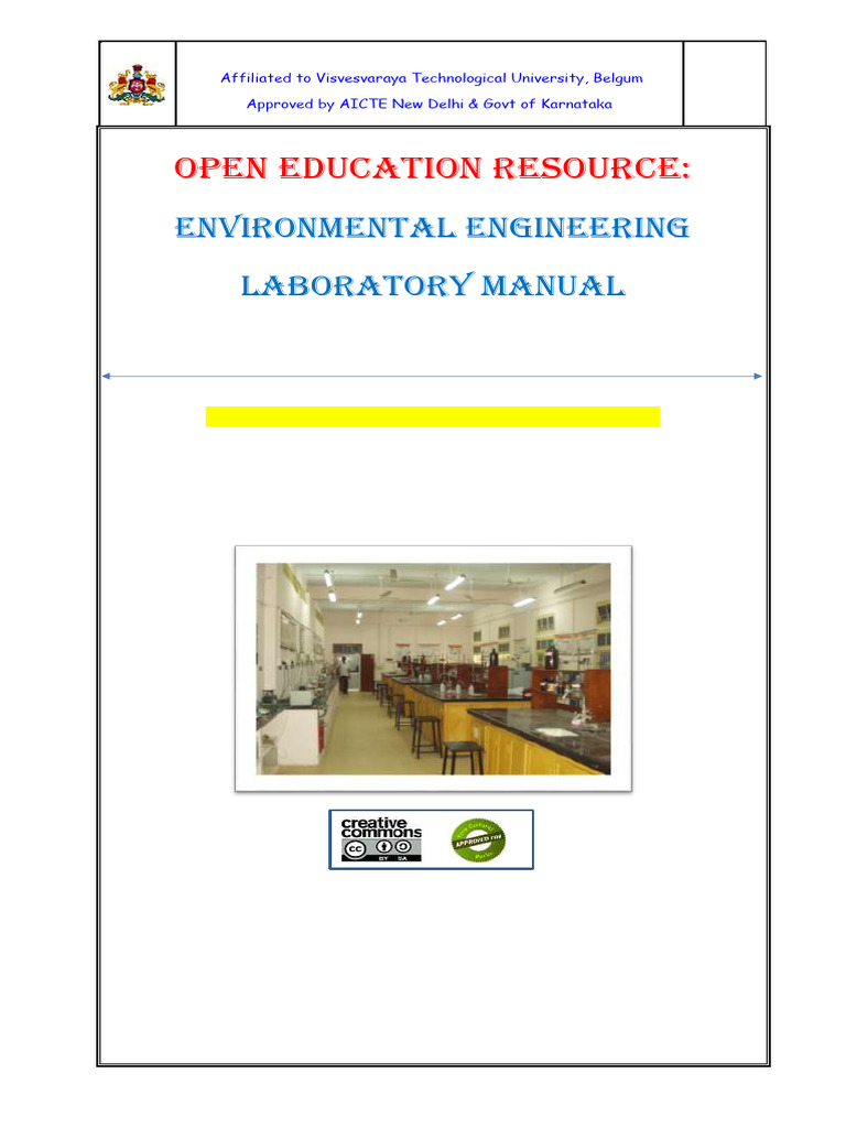 Environmental Engineering Lab Manual | PDF | Acid | Hydroxide