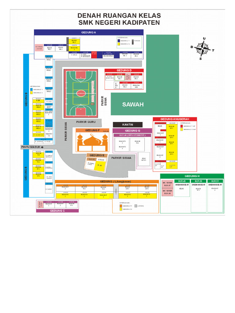 Denah r Kelas Smkkdptn_2025_new | PDF