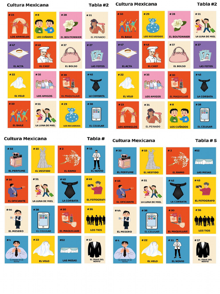 Loteria Tablas2 | PDF
