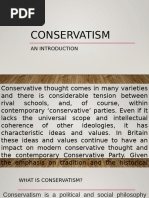 Conservative Views on Human Nature | PDF | Conservatism | Human Nature