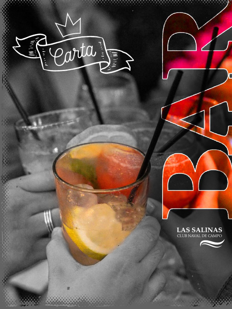 Carta de Bebidas del Bar | PDF | Bebida | Bebidas alcohólicas