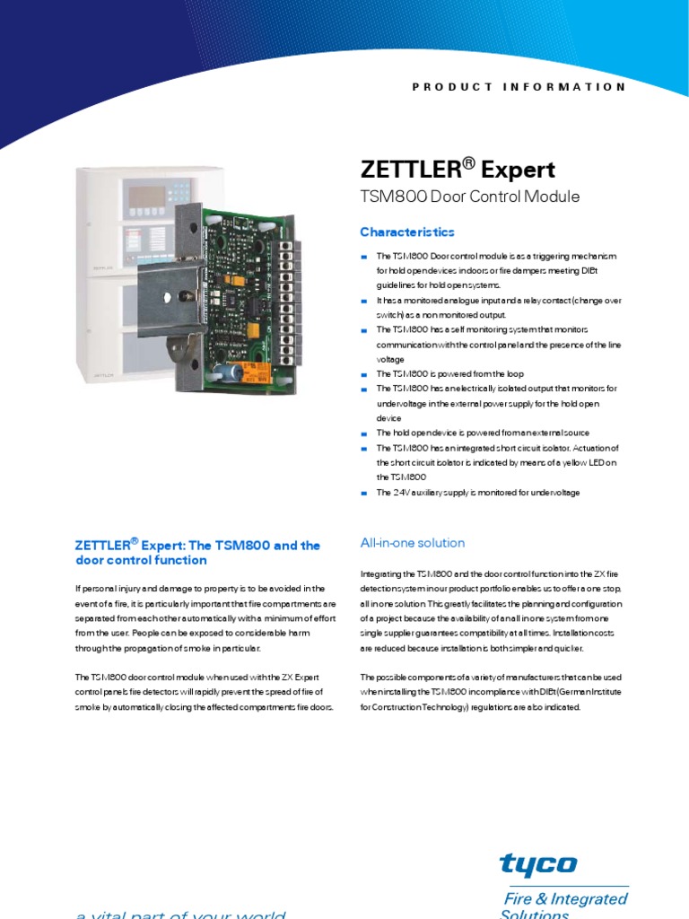 TSM 800 | PDF | Door | Switch