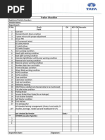 LDV - Pre - Start Checklist | PDF