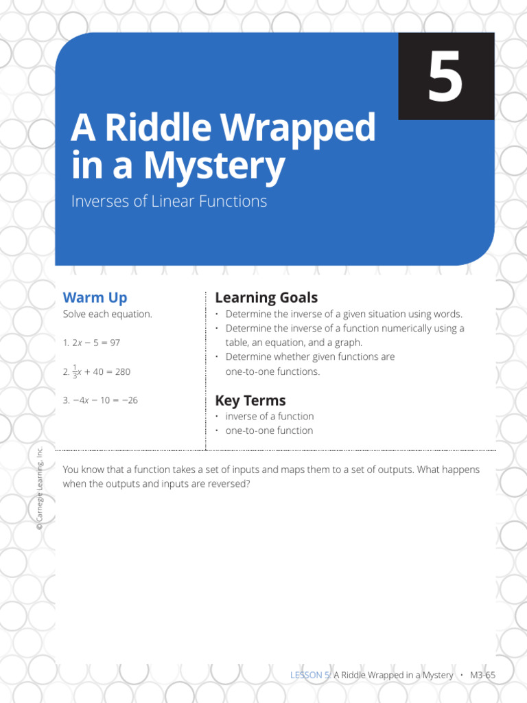 Inverses & One-to-One Functions | PDF | Function (Mathematics) | Cipher