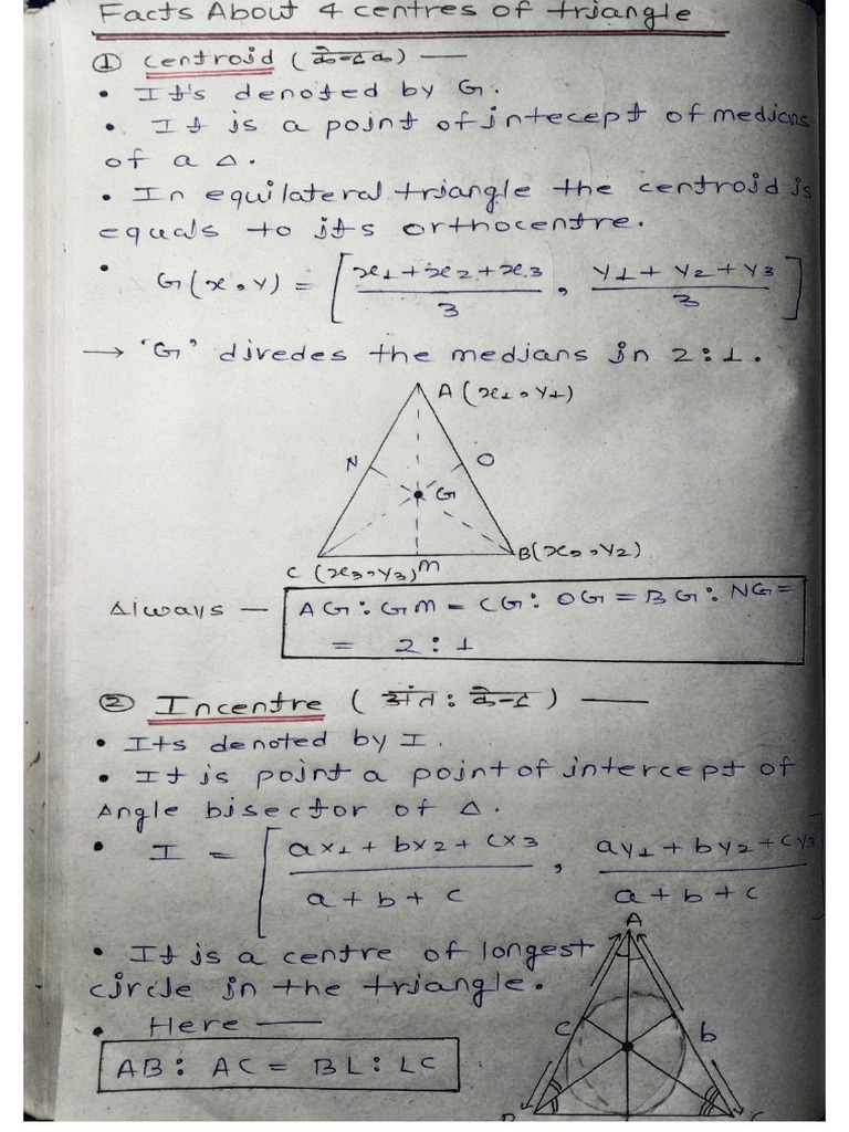 ? Straight Lines Orthocentre ?? | PDF