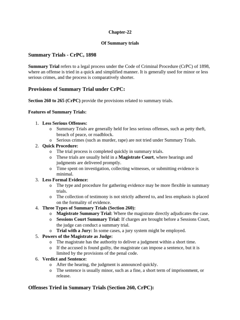 Crpc,2 | PDF | Trials | Magistrate