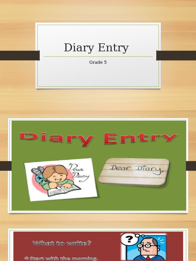 Diary Entry | PDF