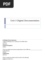 Class 9 Unit 3 Digital Documentation(Final) | PDF | Microsoft Word | Typewriter