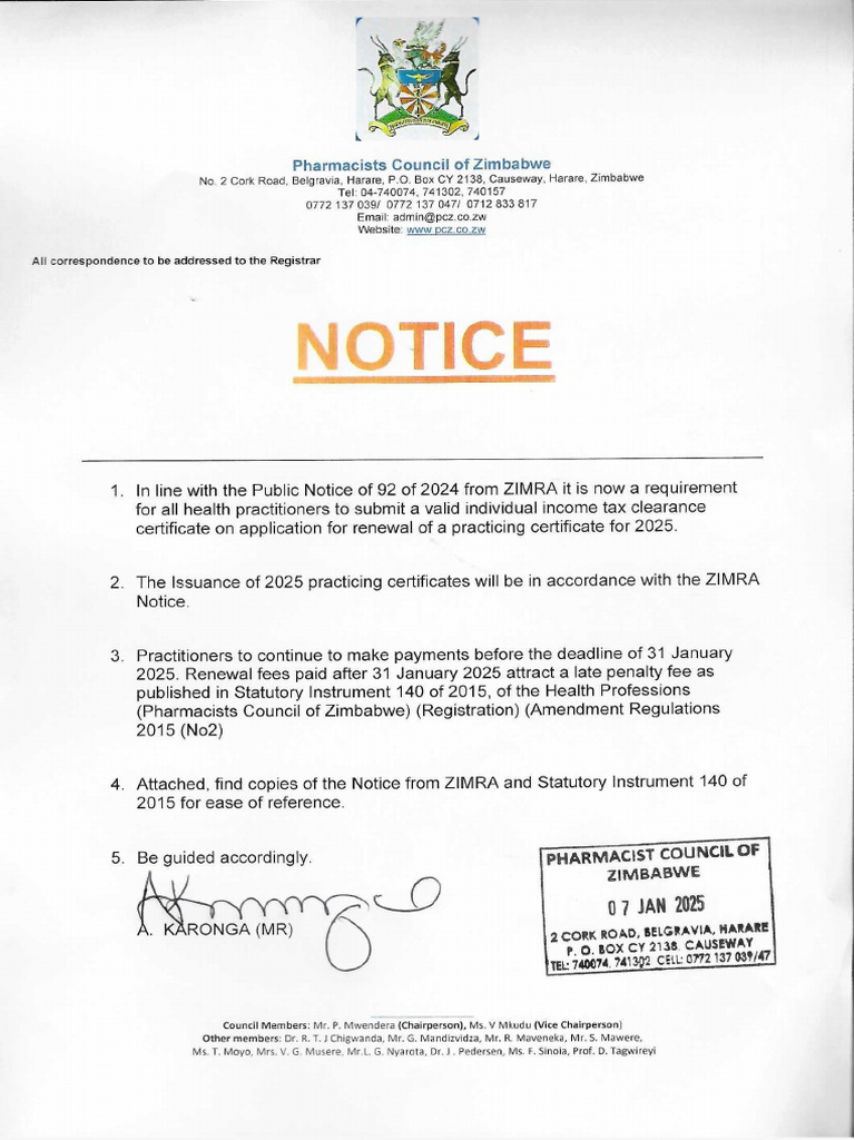 Notice To All Practitioners On Vat | PDF