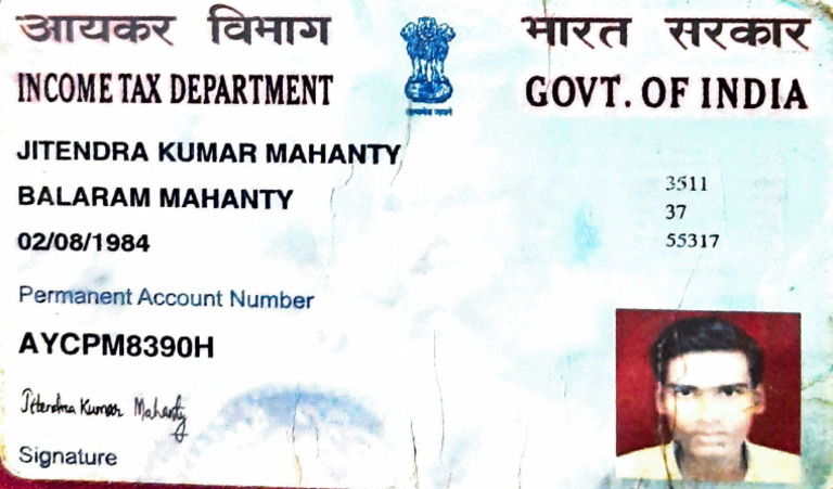 Jitendra Pan Card | PDF