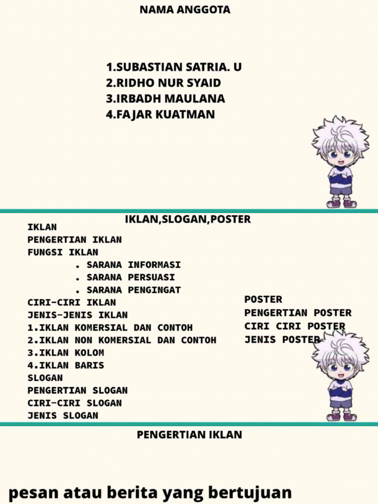 Tugas B Indo Kelompoks Subastian Ridho Irbadh Fajar | PDF