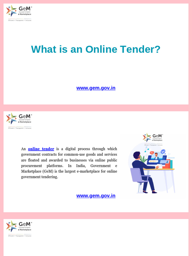 Understanding Online Tenders in India | PDF