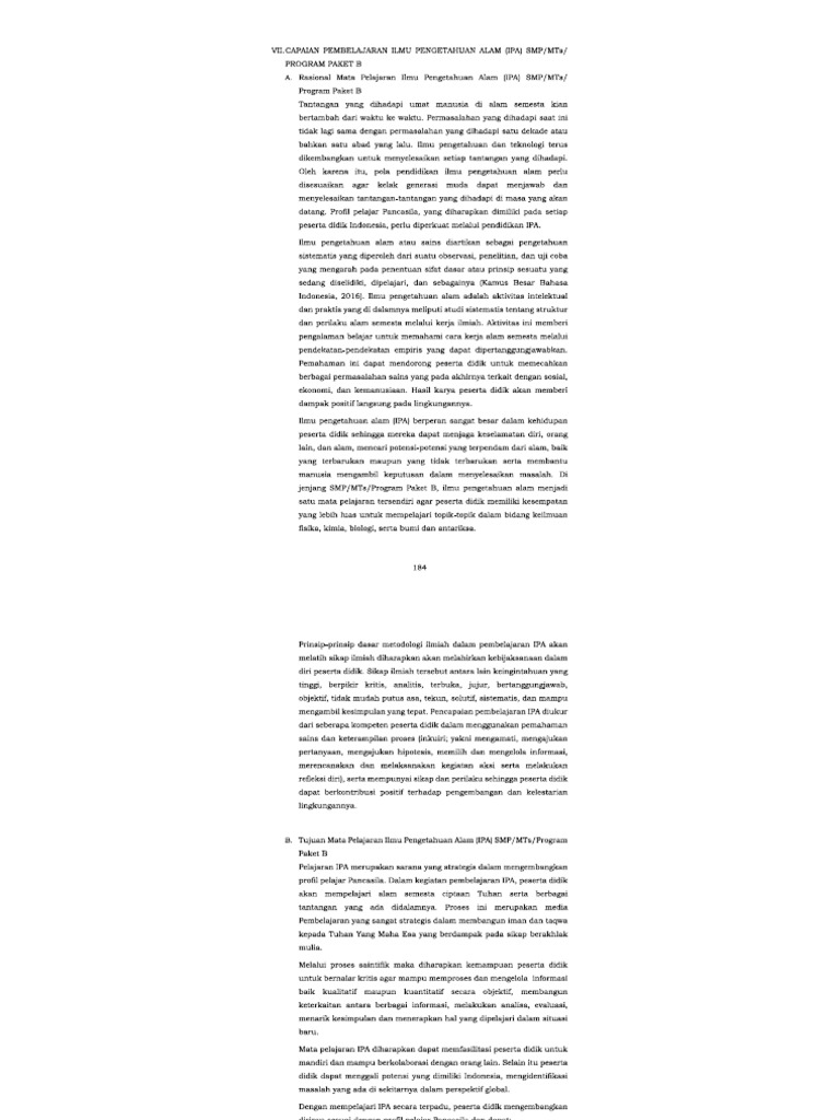 Vii.cp Ipa (Smp_mts_paket b) 2022 | PDF