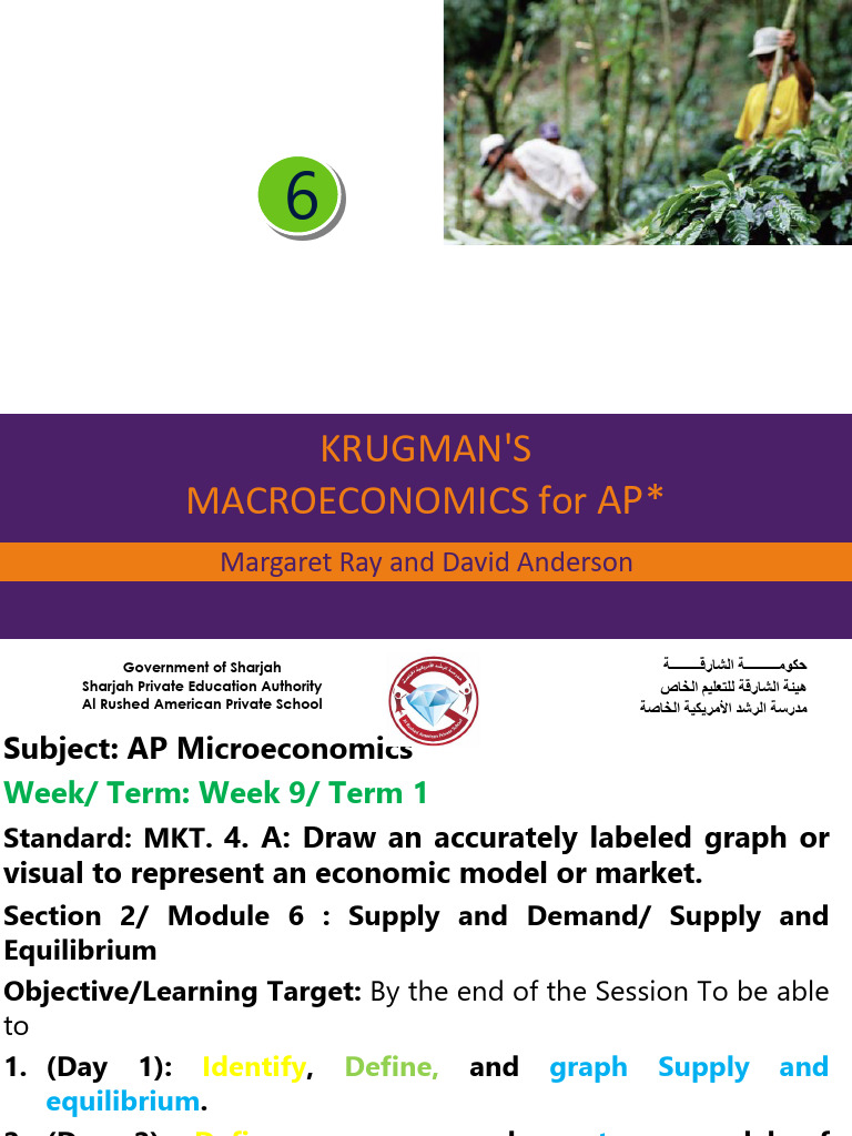 Section 2, Module 6 W9 (AP Microeconomics) | PDF | Supply And Demand ...