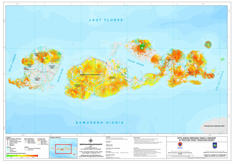 Peta Bencana Longsor NTB | PDF