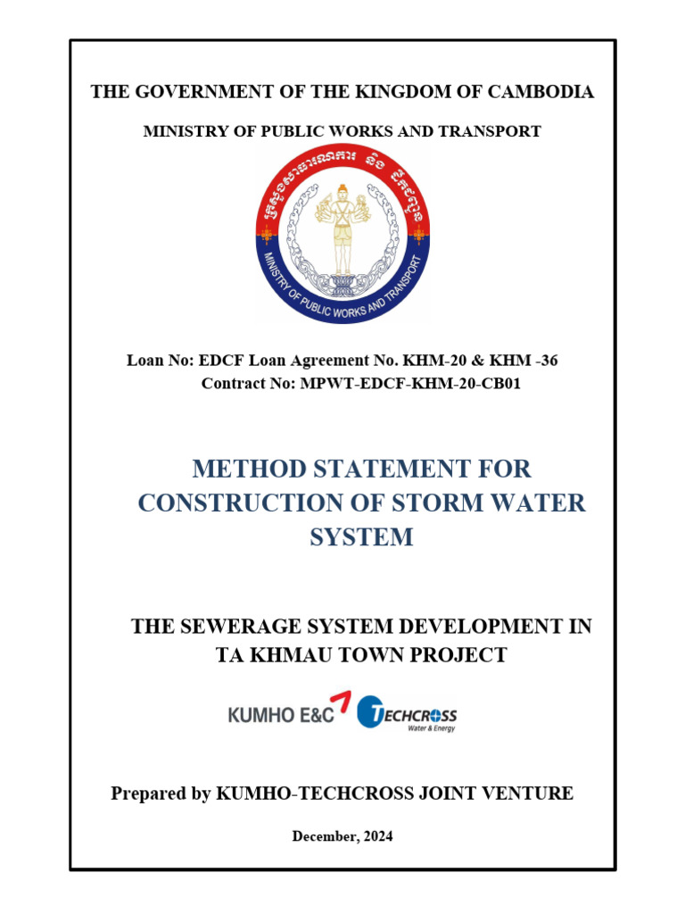 Storm Water System Construction Method | PDF | Deep Foundation ...