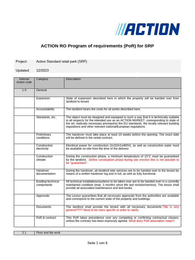 SRP Construction Standards and Specifications | PDF | Door | Lease