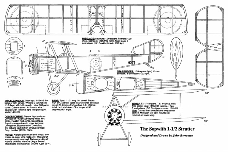 Sopwith_1_1-2_Strutter_Plan | PDF
