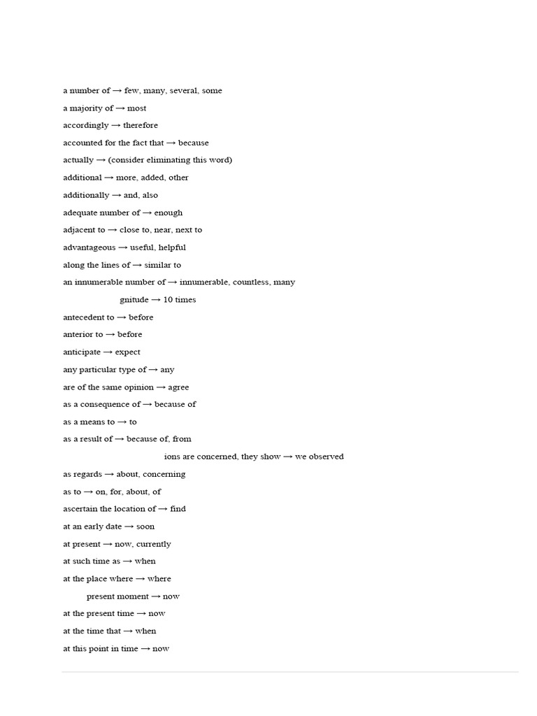 12 - Words & Phrases For Beter Writing | PDF