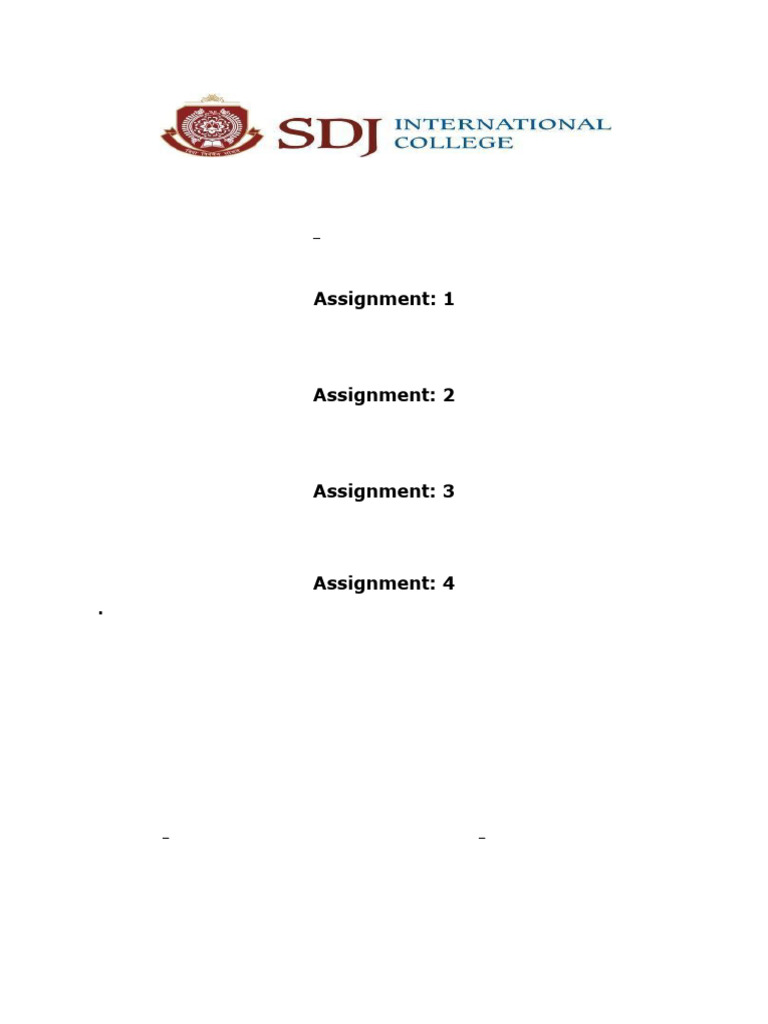 Operating System - Assignment | PDF