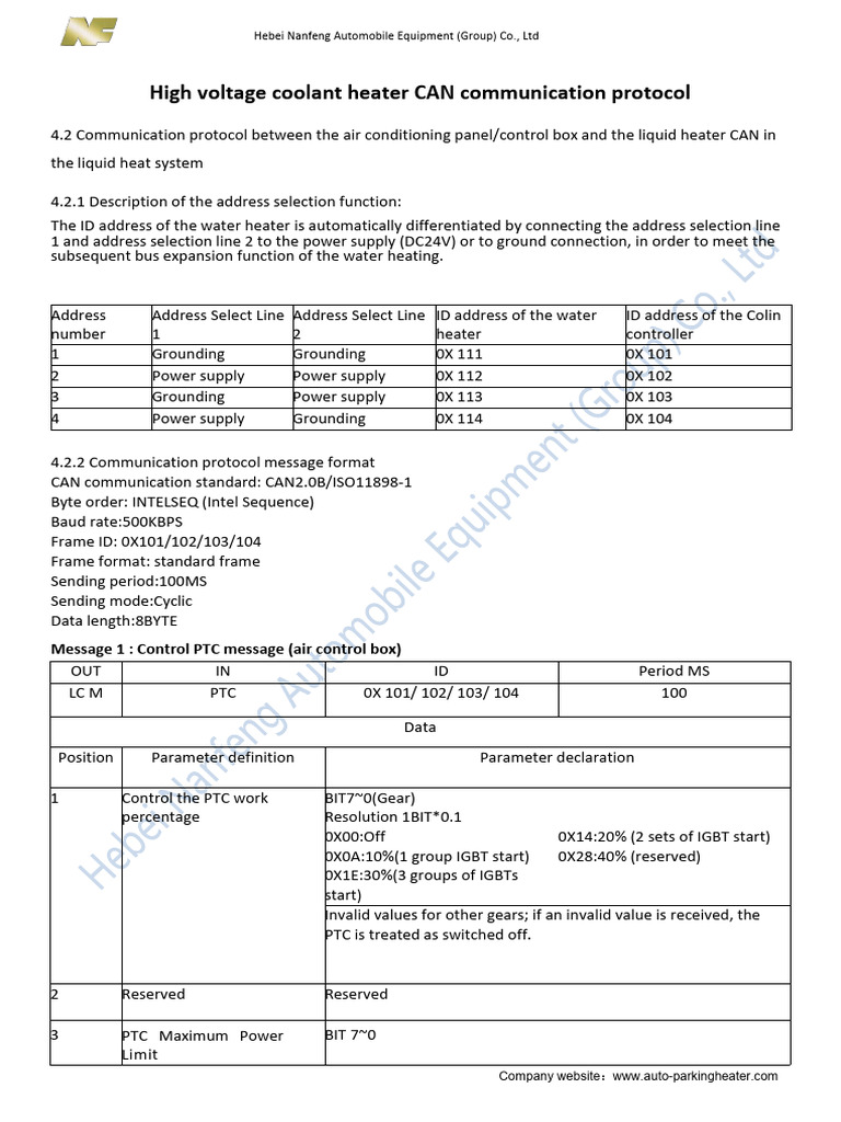 CAN Communication 500k(CH06--8101-12349) | PDF | Bit | Power Supply