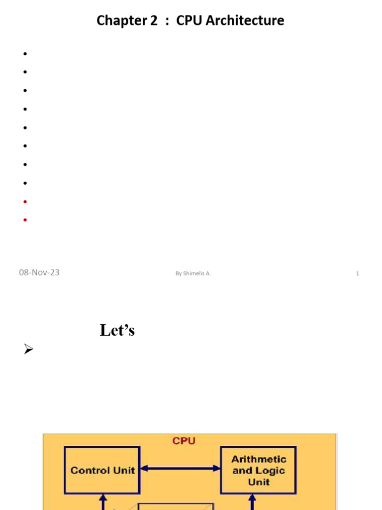 Ch2 (1) | PDF | Central Processing Unit | Computer Hardware