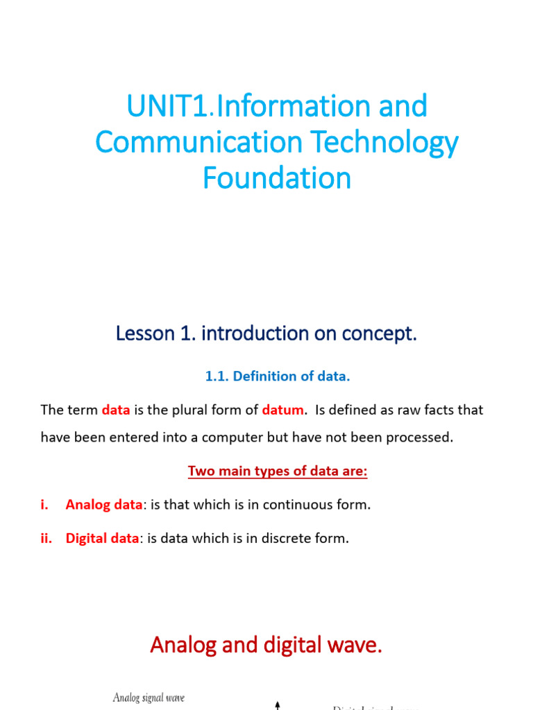 S1 ICT Notes Term for One | PDF | Computer Data Storage | Read Only Memory