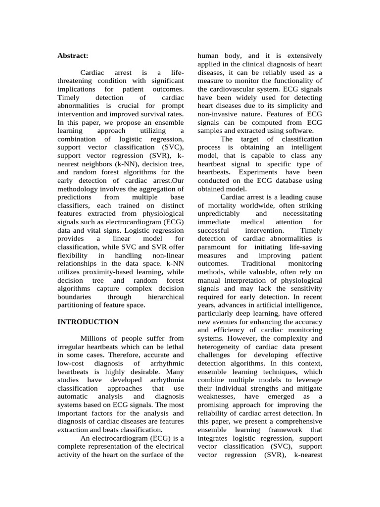 confrence paper | PDF | Machine Learning | Statistical Classification