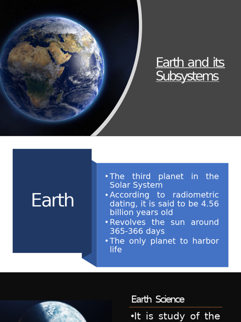Earth Science - Earth and It's Subsystems | PDF | Atmosphere | Earth