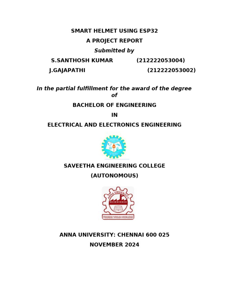 SMART HELMET() | PDF | Rectifier | Arduino