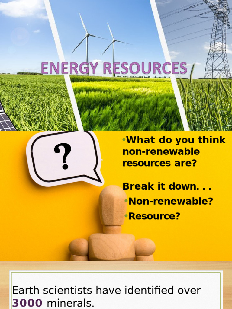 Earth Science Energy Resources | PDF | Coal | Coke (Fuel)
