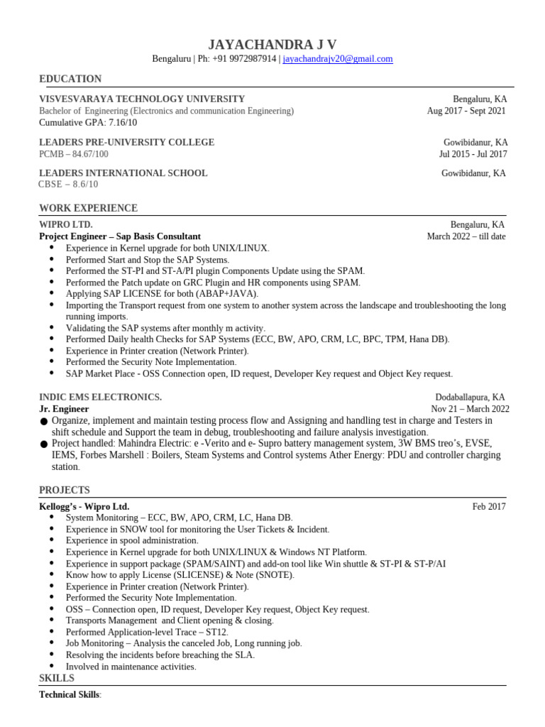 ATS_Friendly_Resume | PDF | Operating System | Computer Science