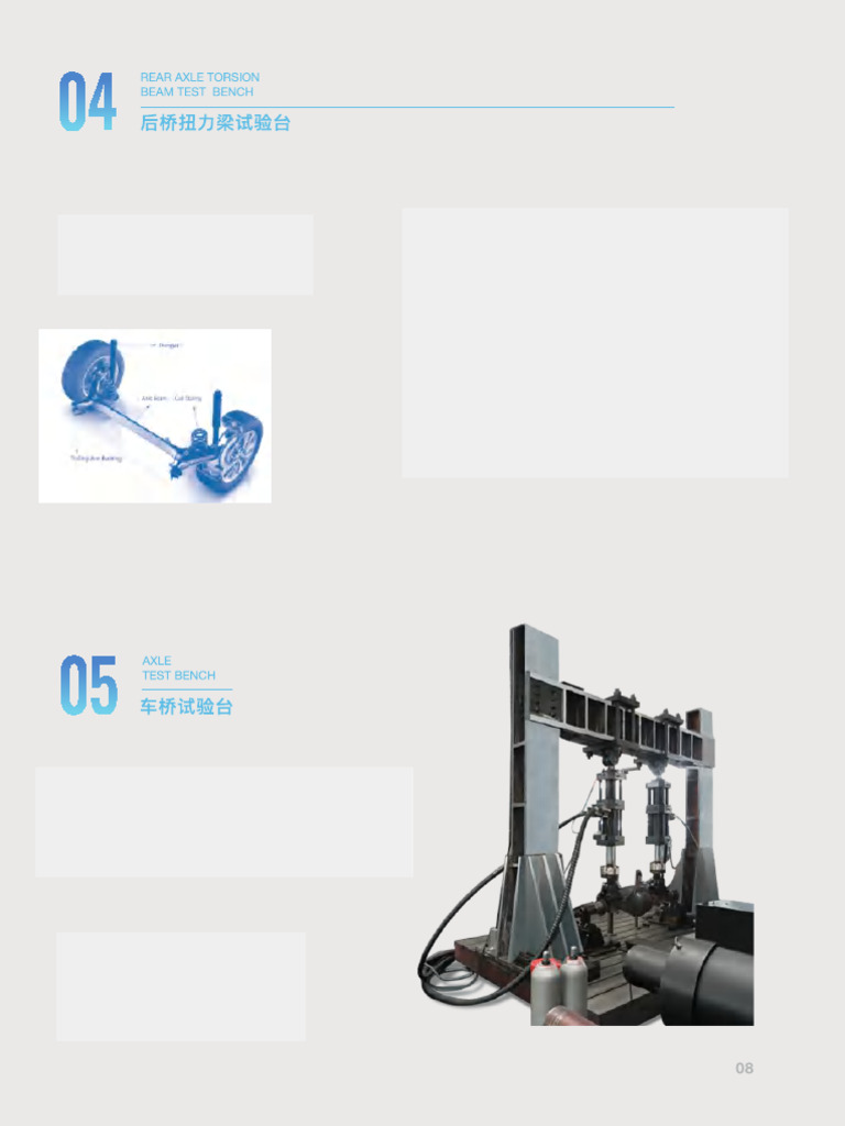 Rear Axle Torsion Beam Test Bench | PDF