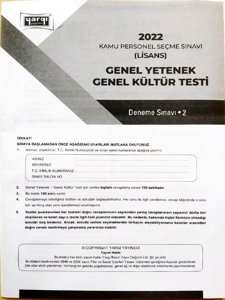 Yargı GyGk TG2 | PDF