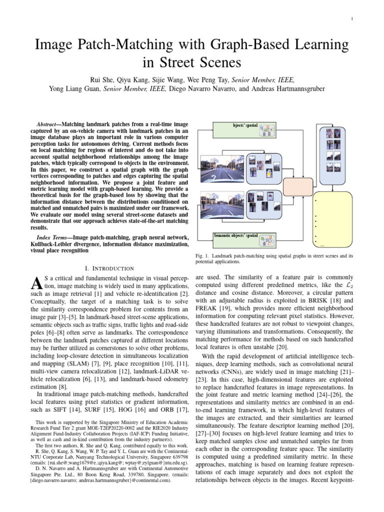 Graph-Based Image Patch Matching | PDF | Vertex (Graph Theory ...