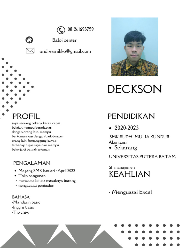 CV.deckson | PDF