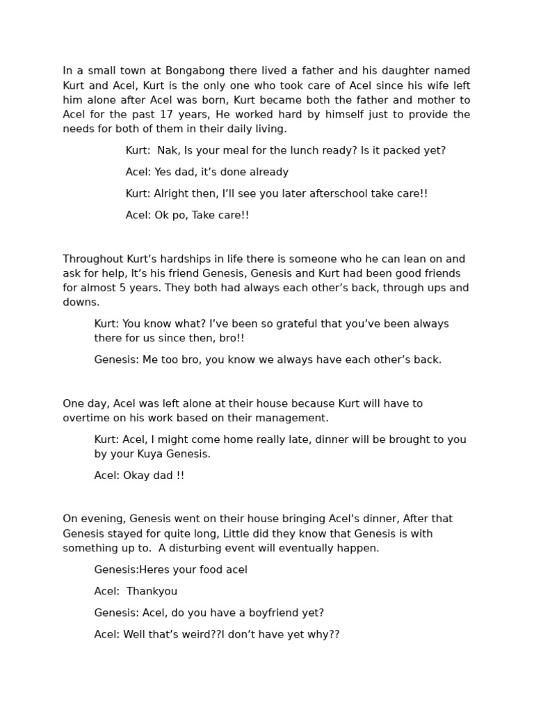 Script G4 roleplay | PDF