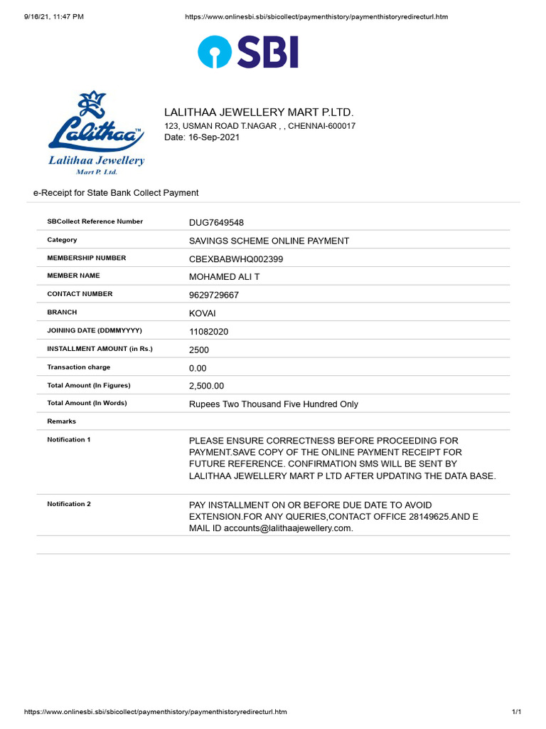 Paymenthistoryredirecturl | PDF