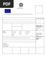 Italian Passport Form MOD 1 | PDF