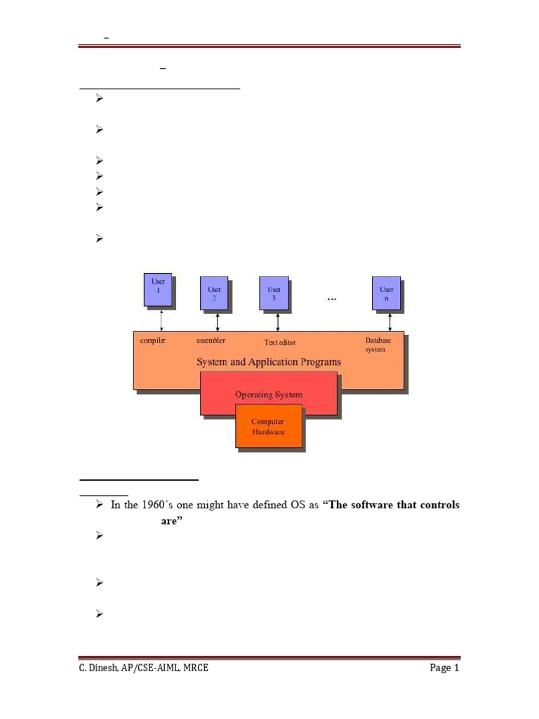 OS Unit1 | PDF | Operating System | Process (Computing)