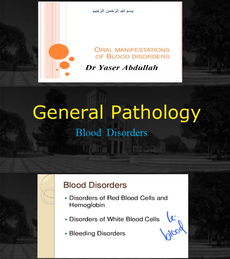 Blood Disorders & Anemias Overview | PDF