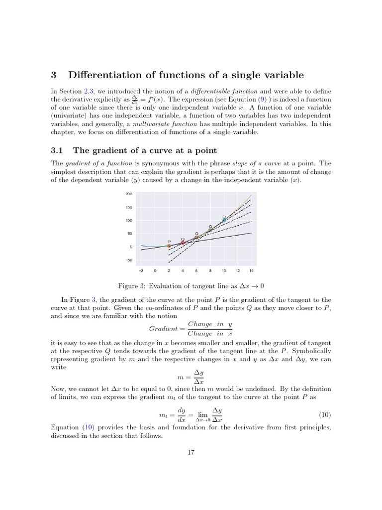 SMA_111_Lesson3_10-12-2024 | PDF | Gradient | Tangent