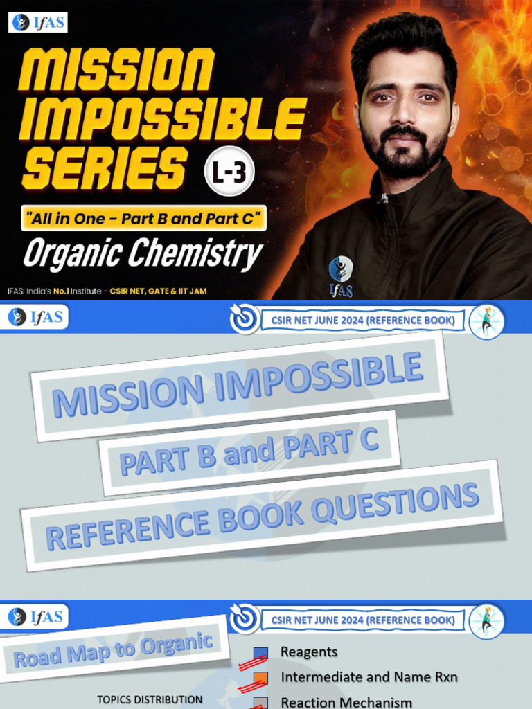 Mission Impossible Organic Session 3 | PDF | Chemical Reaction ...