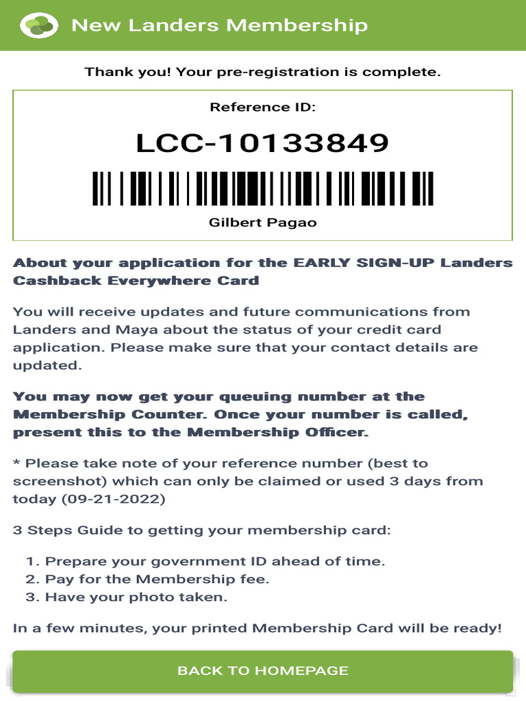 Httpslanderscc - Landers.phnew Landers Membership | PDF