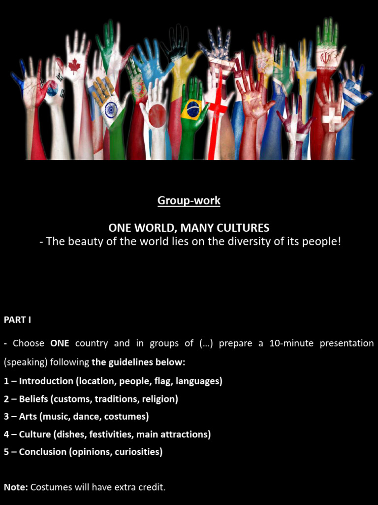 Task#8_One world, many cultures | PDF