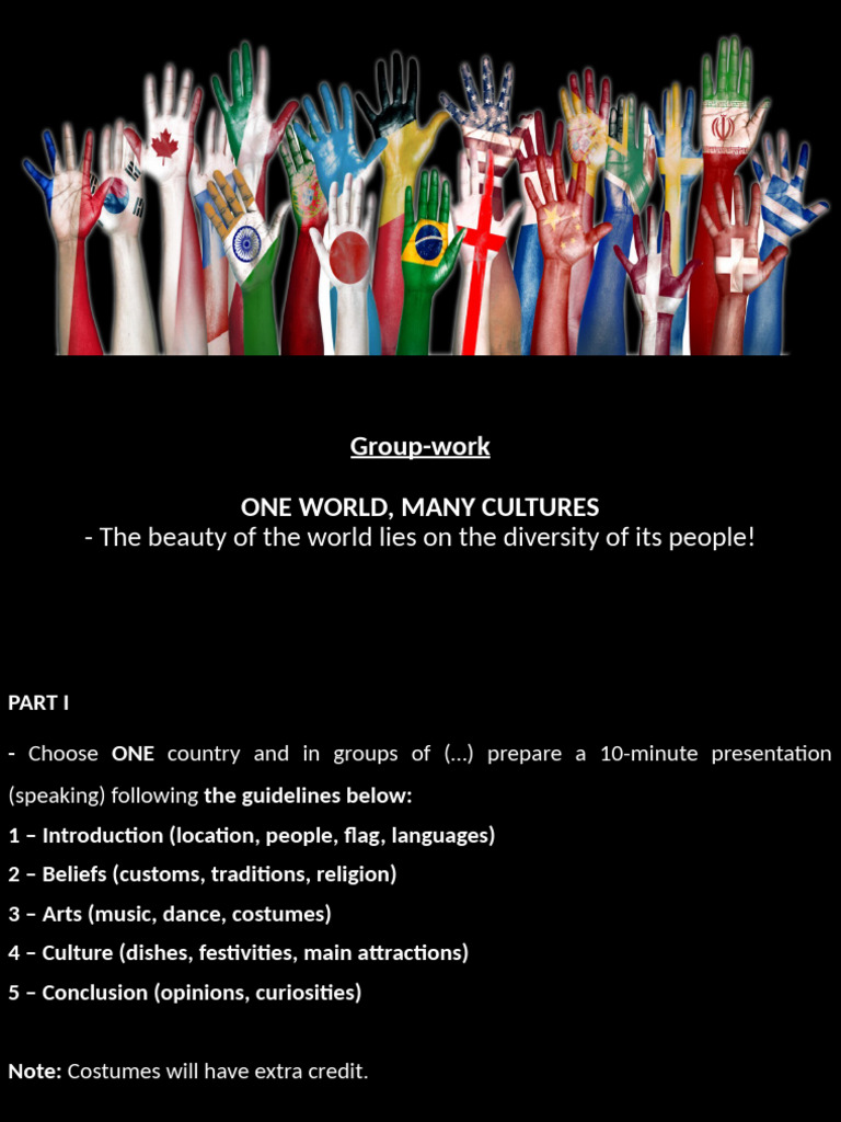 Task#8 - One World, Many Cultures | PDF