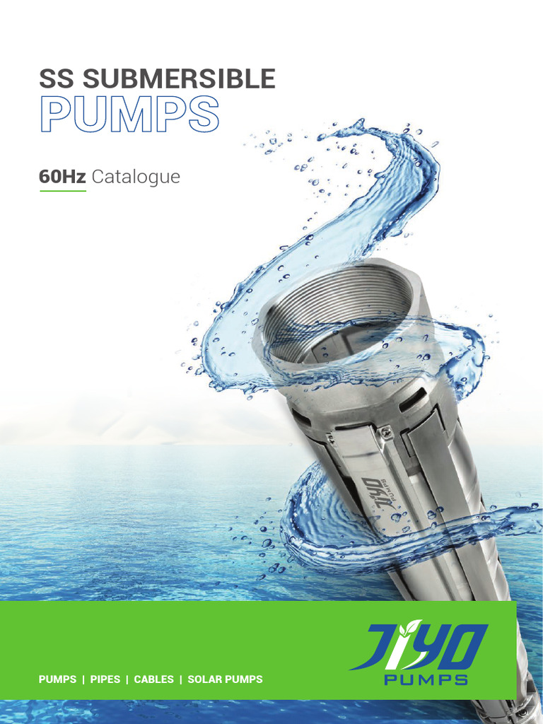 JIYO SS Pump | PDF | Pump | Bearing (Mechanical)